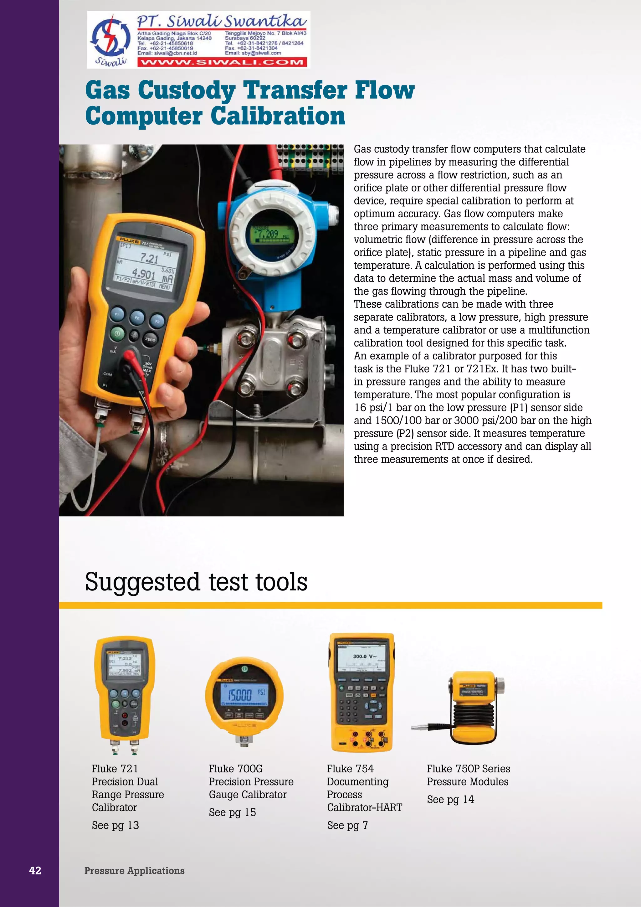 Fluke Process Calibration Tools Catalog | PDF | Technology & Computing