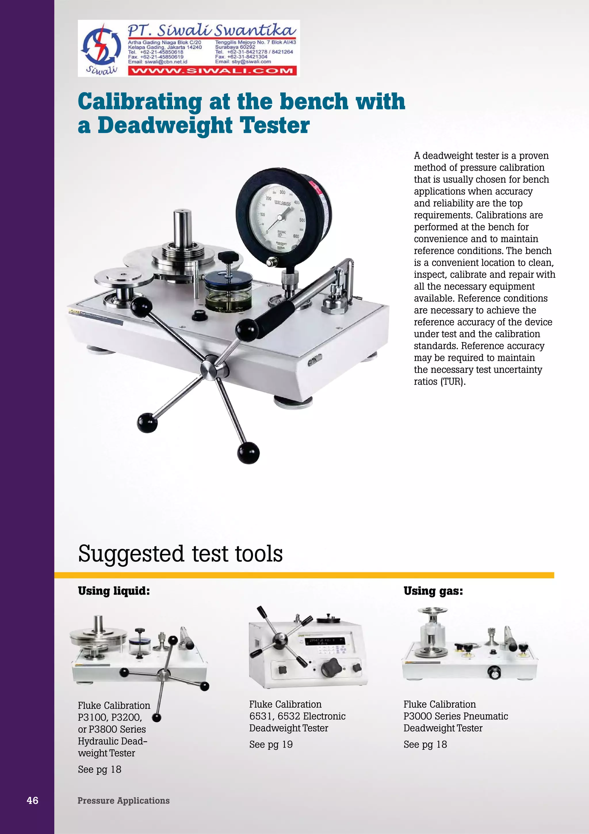 Fluke Process Calibration Tools Catalog | PDF | Technology & Computing
