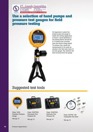 Fluke Process Calibration Tools Catalog | PDF