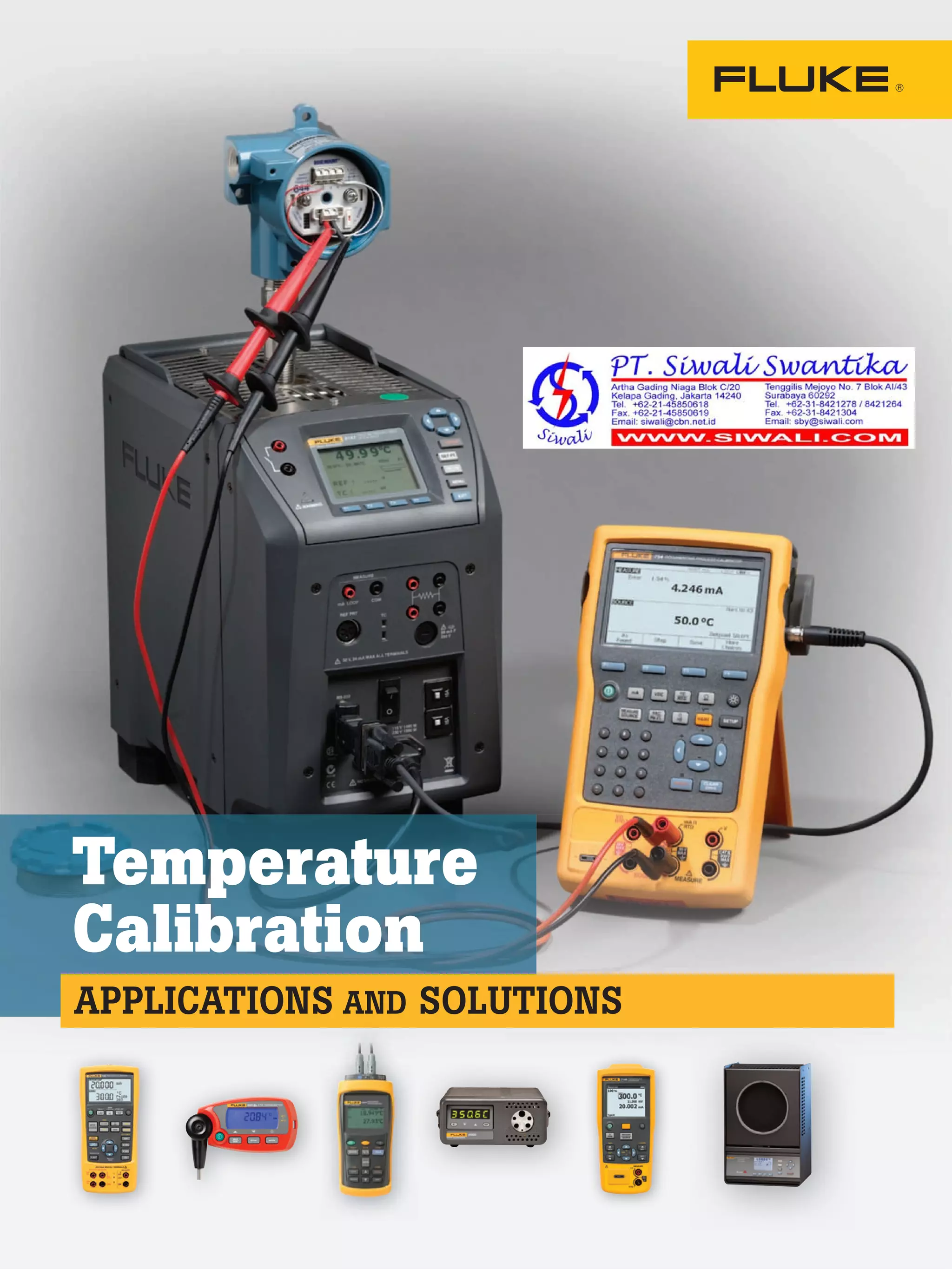 Fluke Temperature Calibration Catalog | PDF | Physics | Science