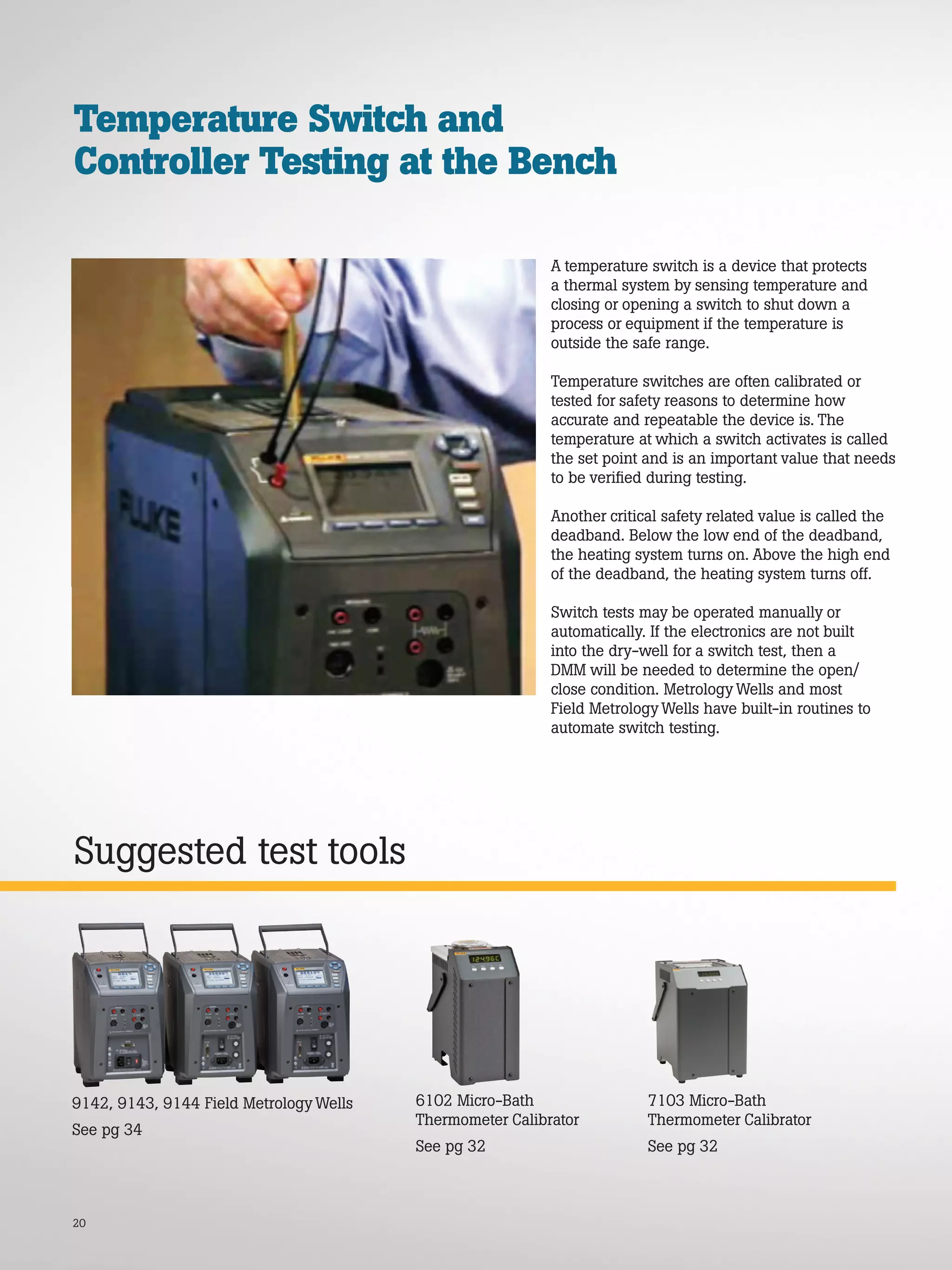 Fluke Temperature Calibration Catalog | PDF | Physics | Science
