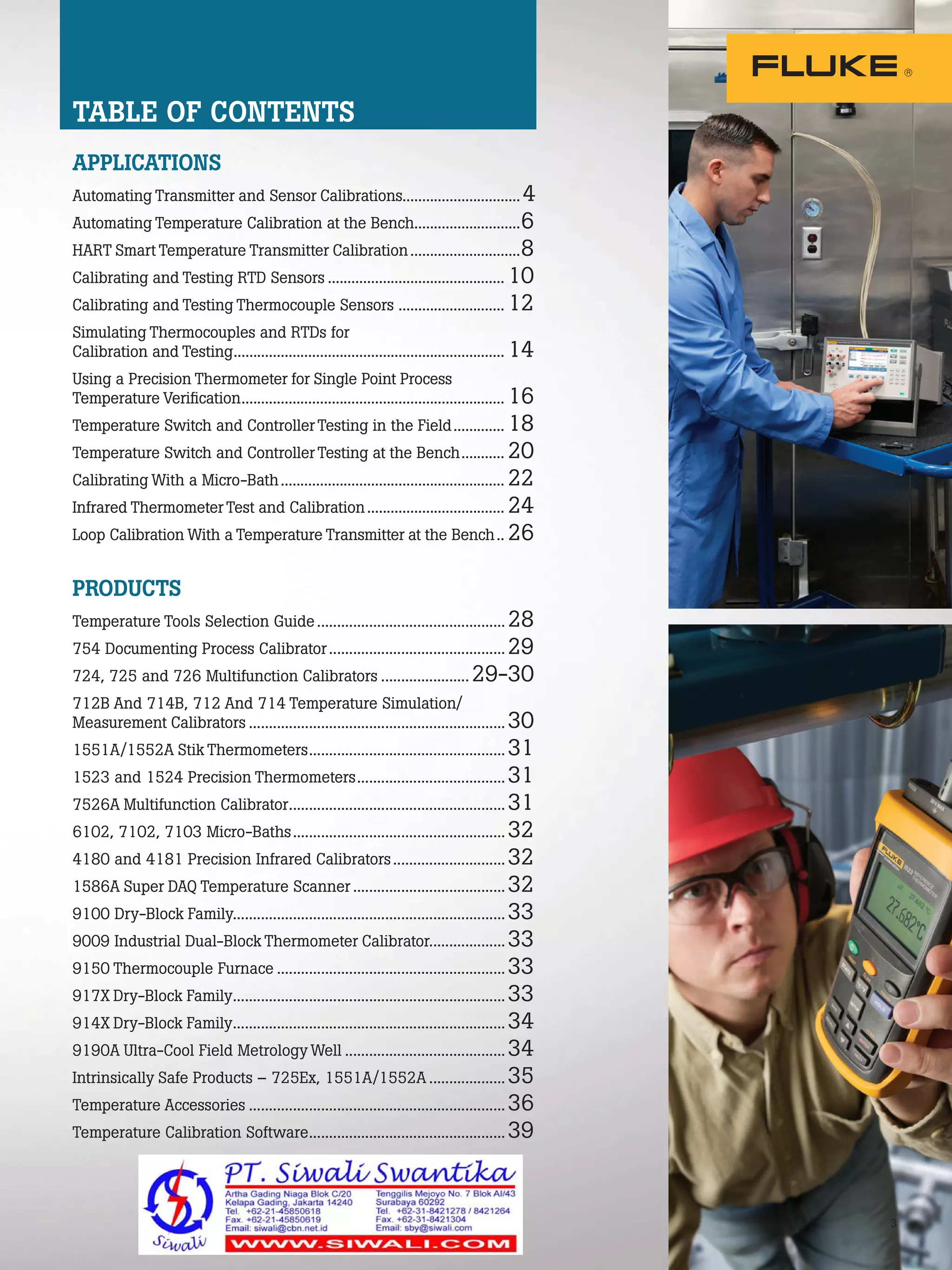 Fluke Temperature Calibration Catalog | PDF | Physics | Science