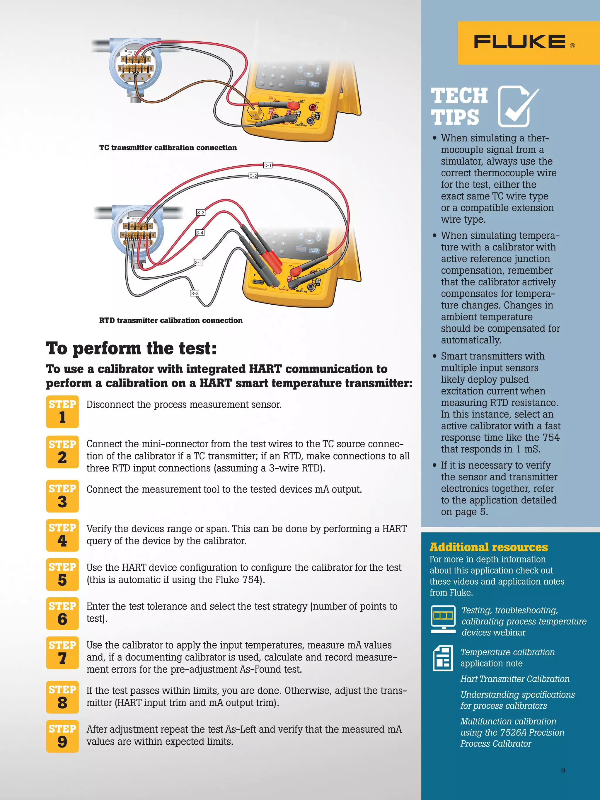 Fluke Temperature Calibration Catalog | PDF | Physics | Science