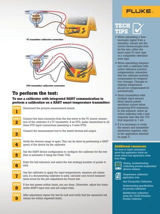 Fluke Temperature Calibration Catalog | PDF | Physics | Science