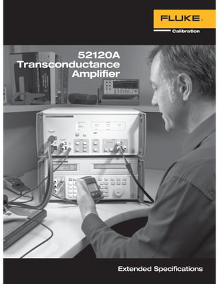 Datasheet Fluke 52120A Extended. Specification. Hubungi PT. Siwali Swantika 021-45850618 | PDF ...