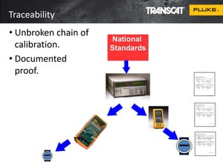 Transcat and Fluke Webinar: Streamlining Instrument Calibration | PPT