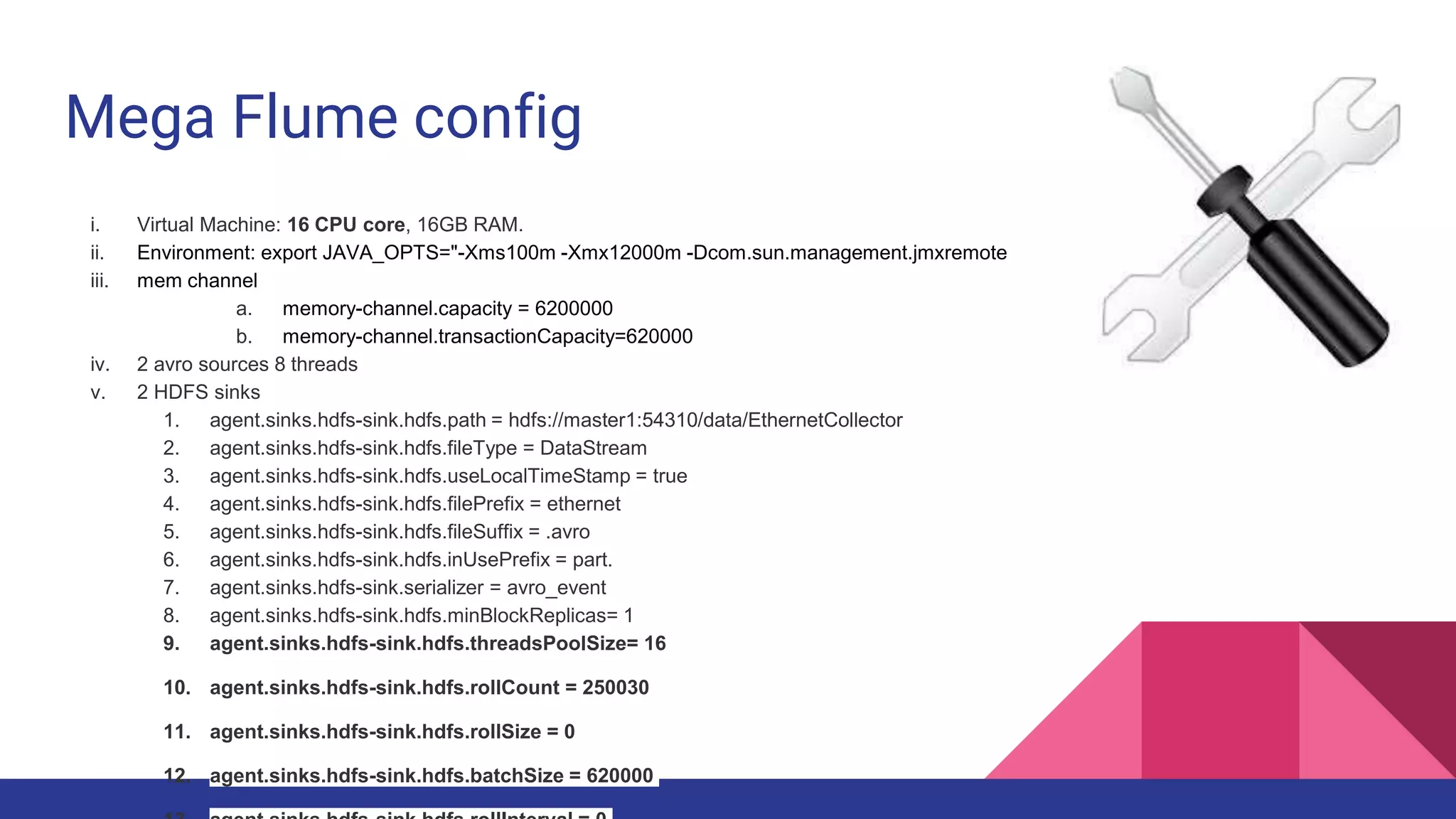 Flume and Hadoop performance insights | PPT