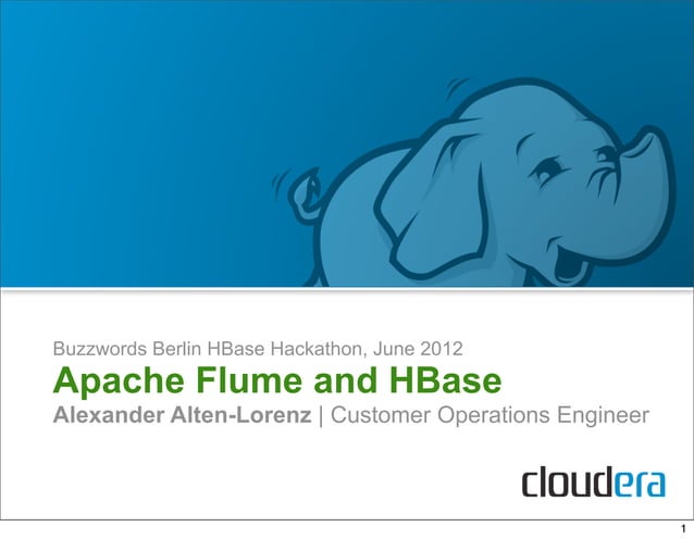 Flume and HBase | PPT
