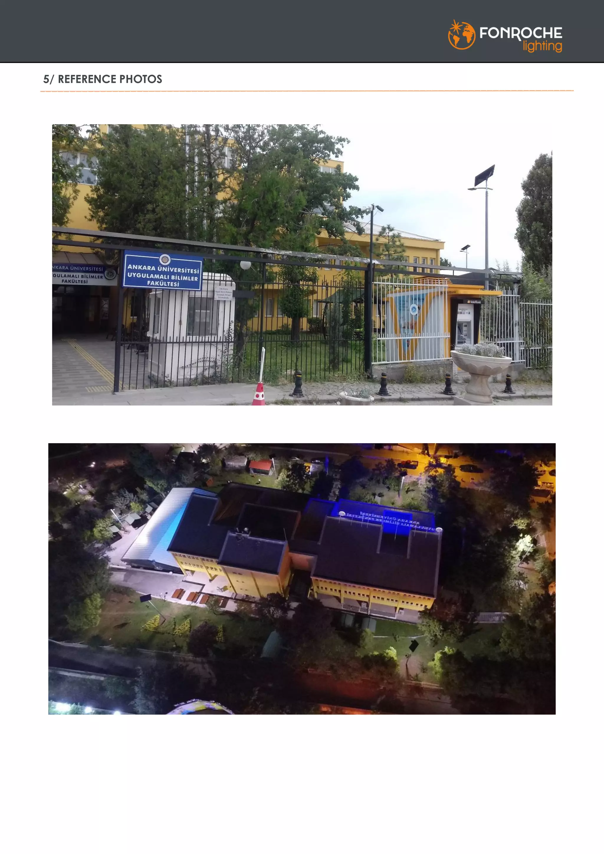 Fonroche Solar Street Lighting Case Study: University Cafeteria ...