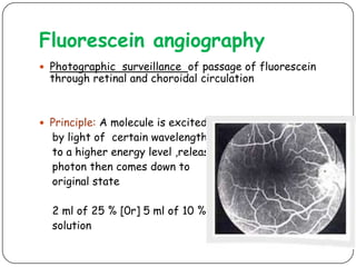 Fluorescein in Ophthalmology | PPTX