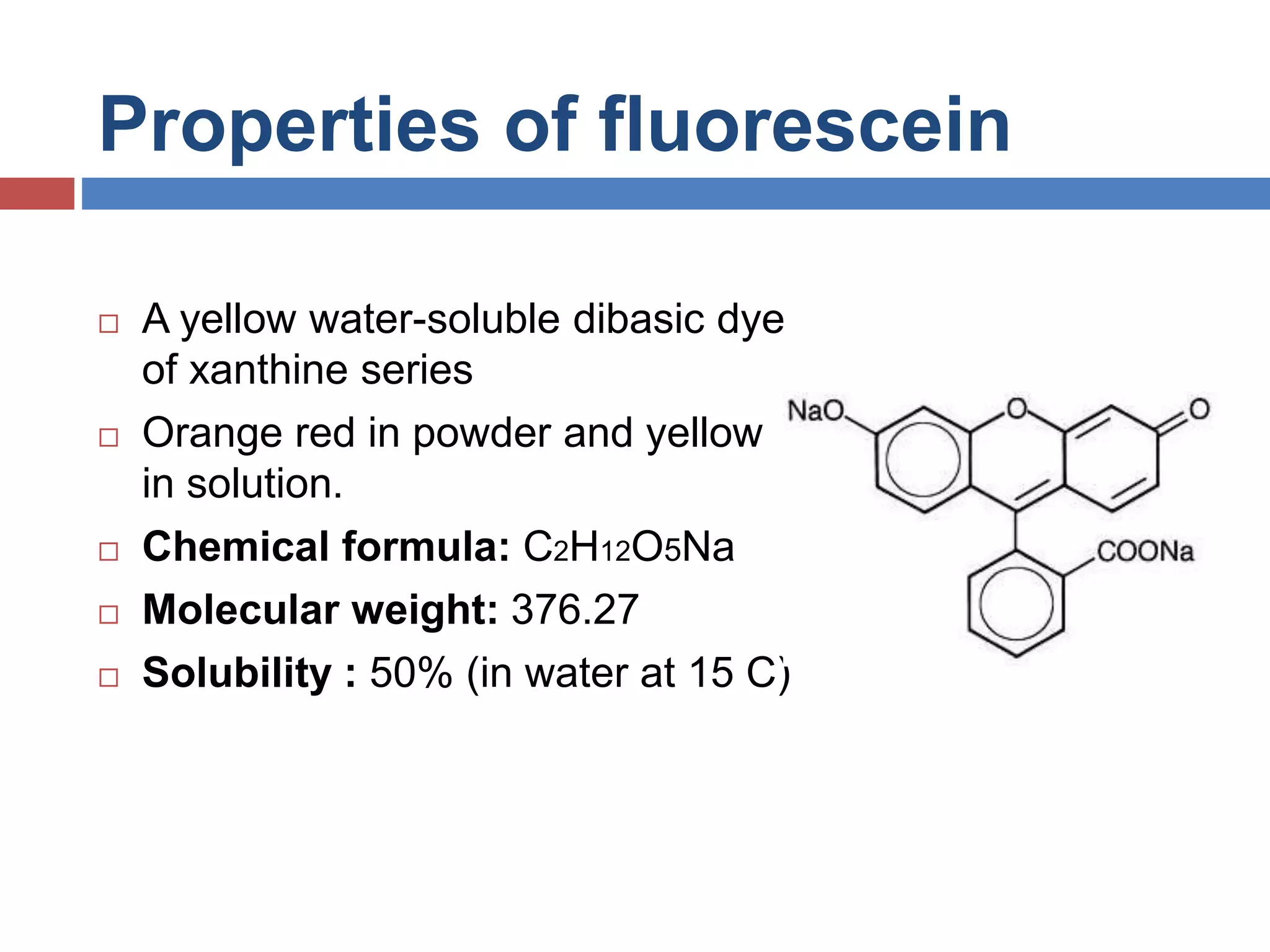 Fluorescein Stain | PPTX