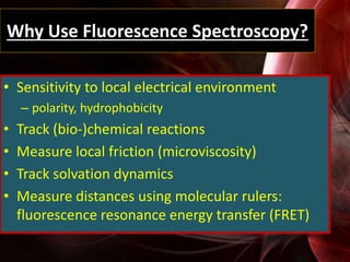 Fluorescence spectroscopy, by kk sahu | PPTX