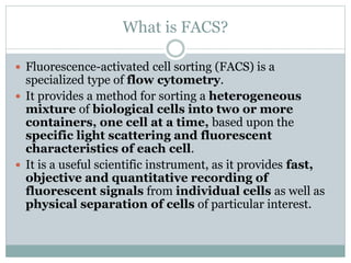 Fluorescence-activated Cell Sorting (FACS).pptx