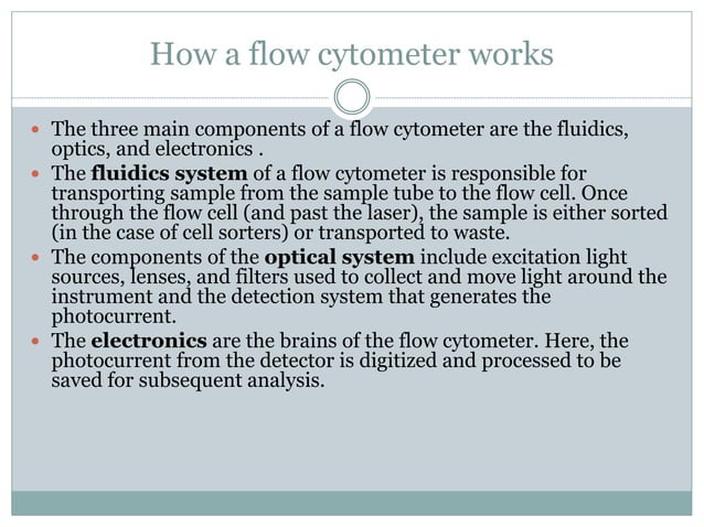 Fluorescence Activated Cell Sorting Facspptx Physics Science