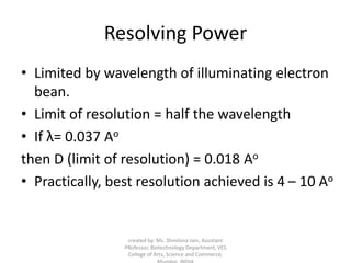 Fluorescence and electron microscopy | PPTX