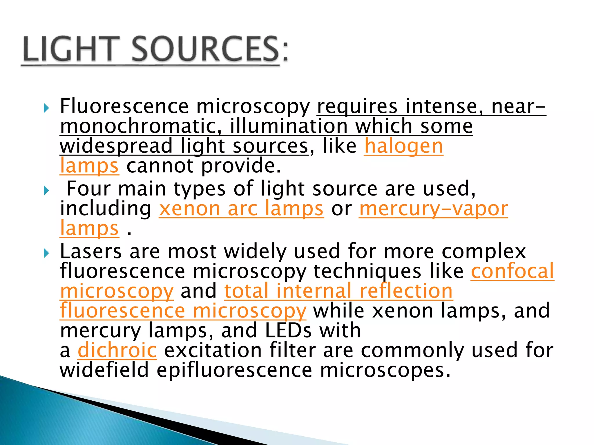 Fluorescence microscopy | PPTX