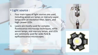 Fluorescence microscopy presentation | PPTX