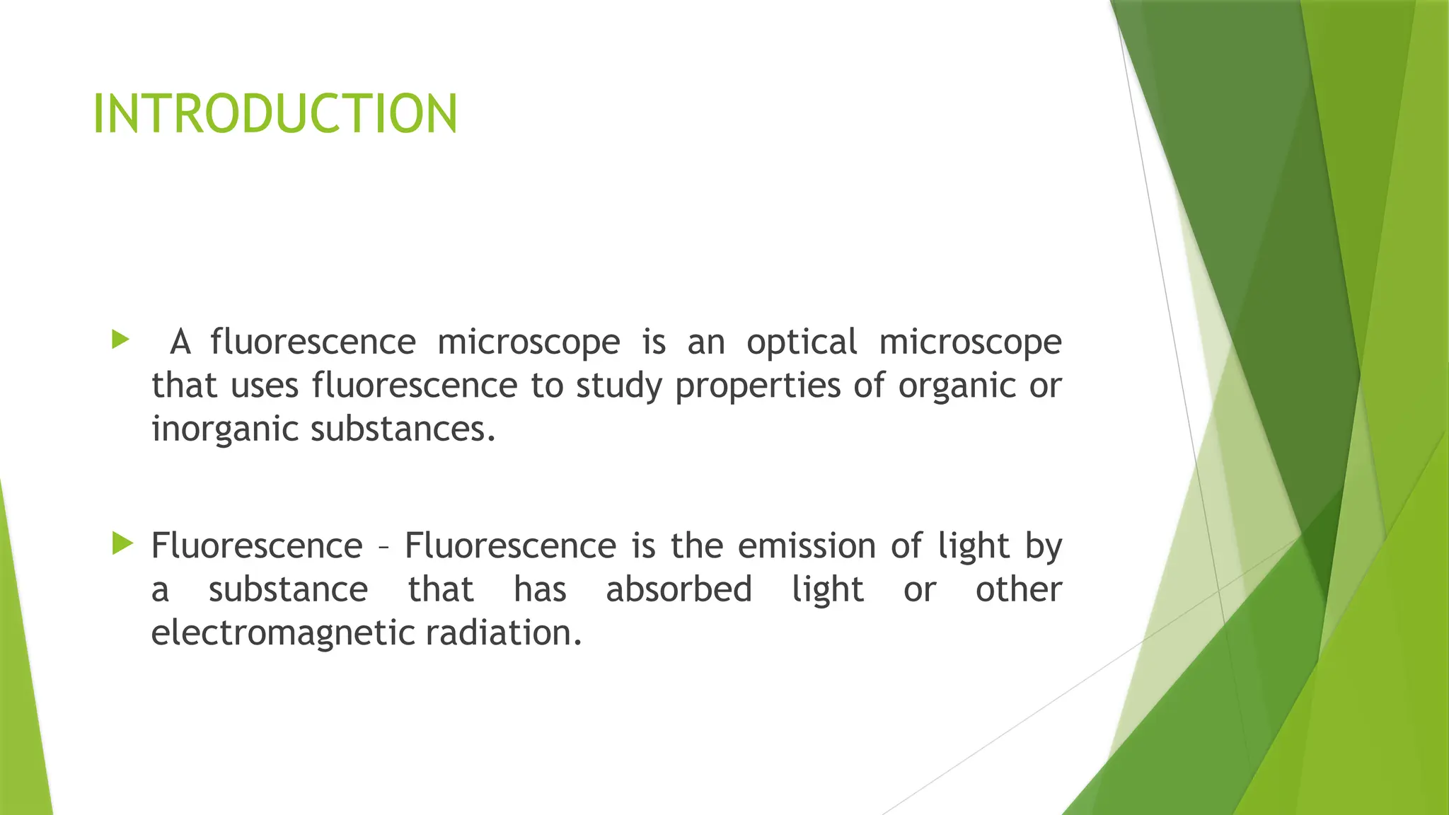 FLUORESCENCE MICROSCOPY fisrt semester.pptx