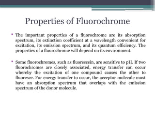 fluorescence ppt types of fluorochromes.pptx
