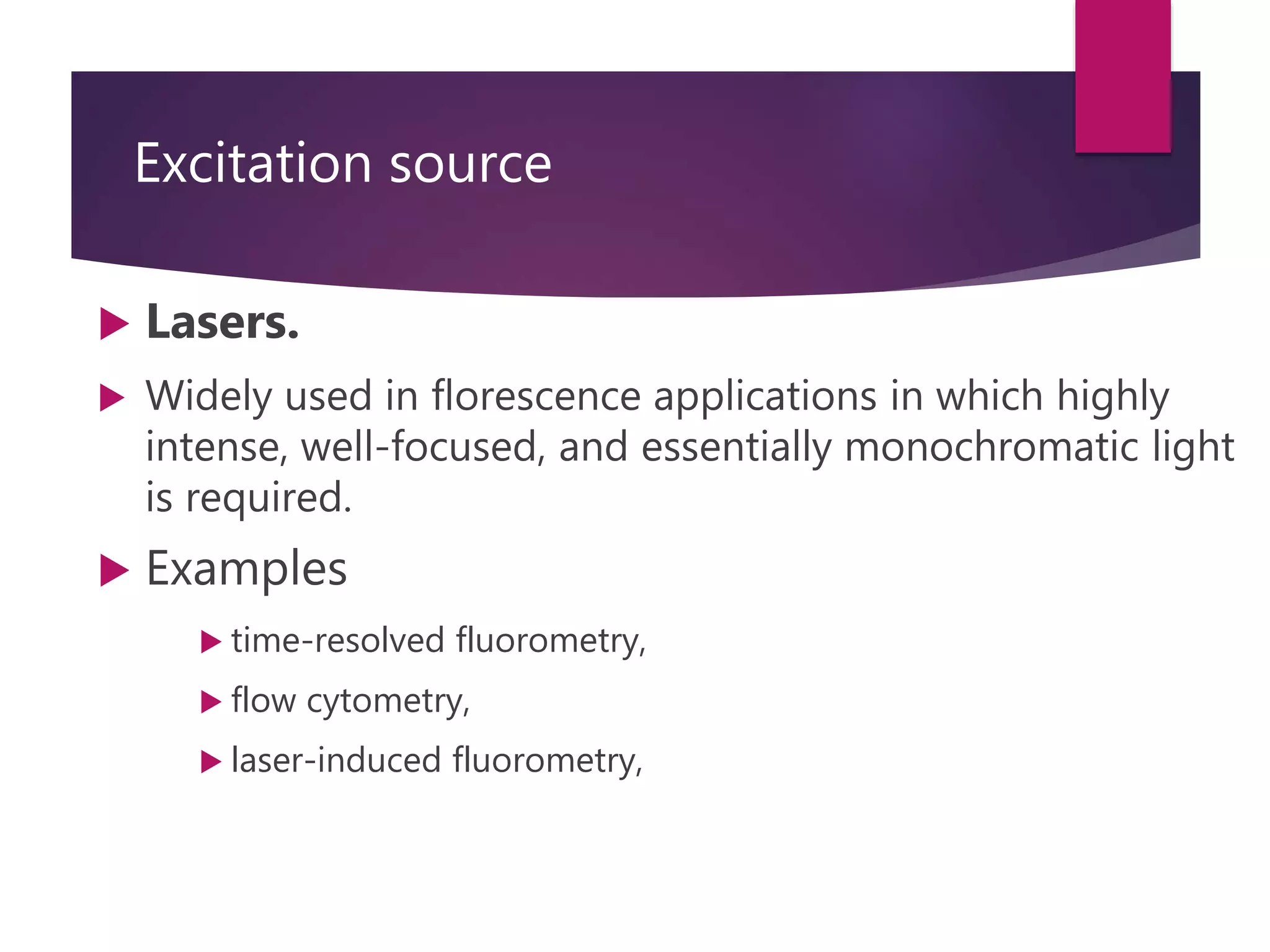 Fluorescence spectrometry | PPTX
