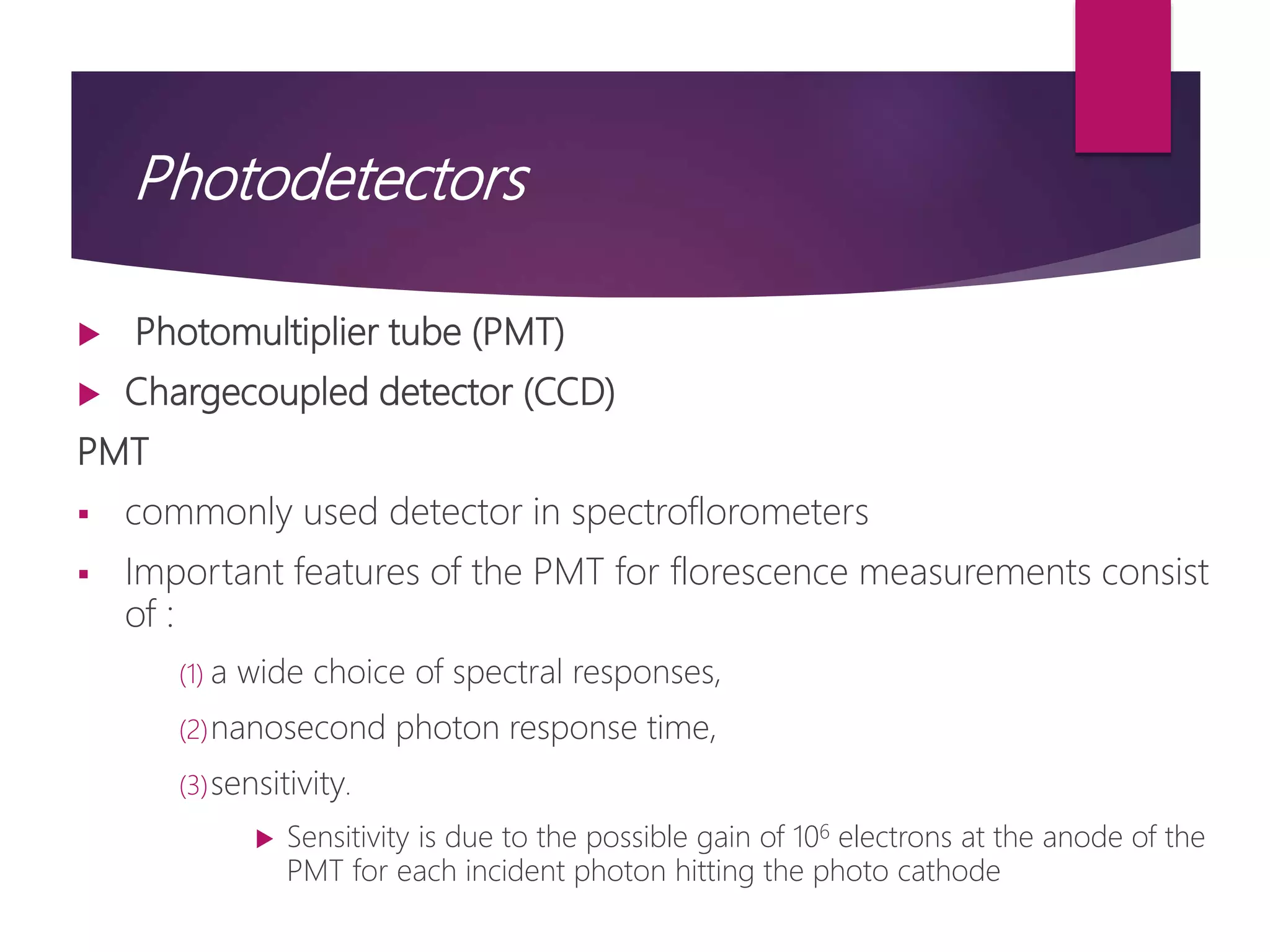 Fluorescence spectrometry | PPTX