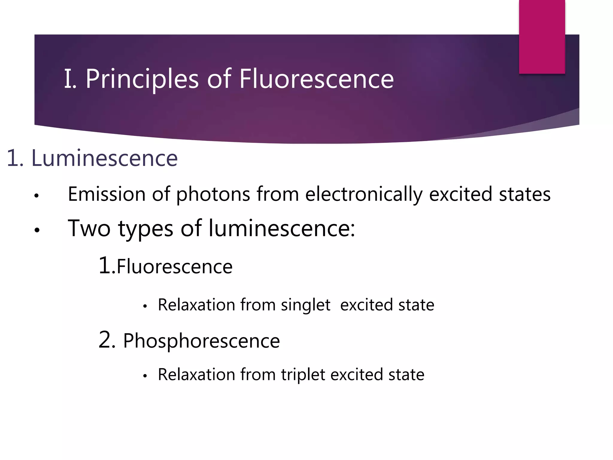 Fluorescence spectrometry | PPTX