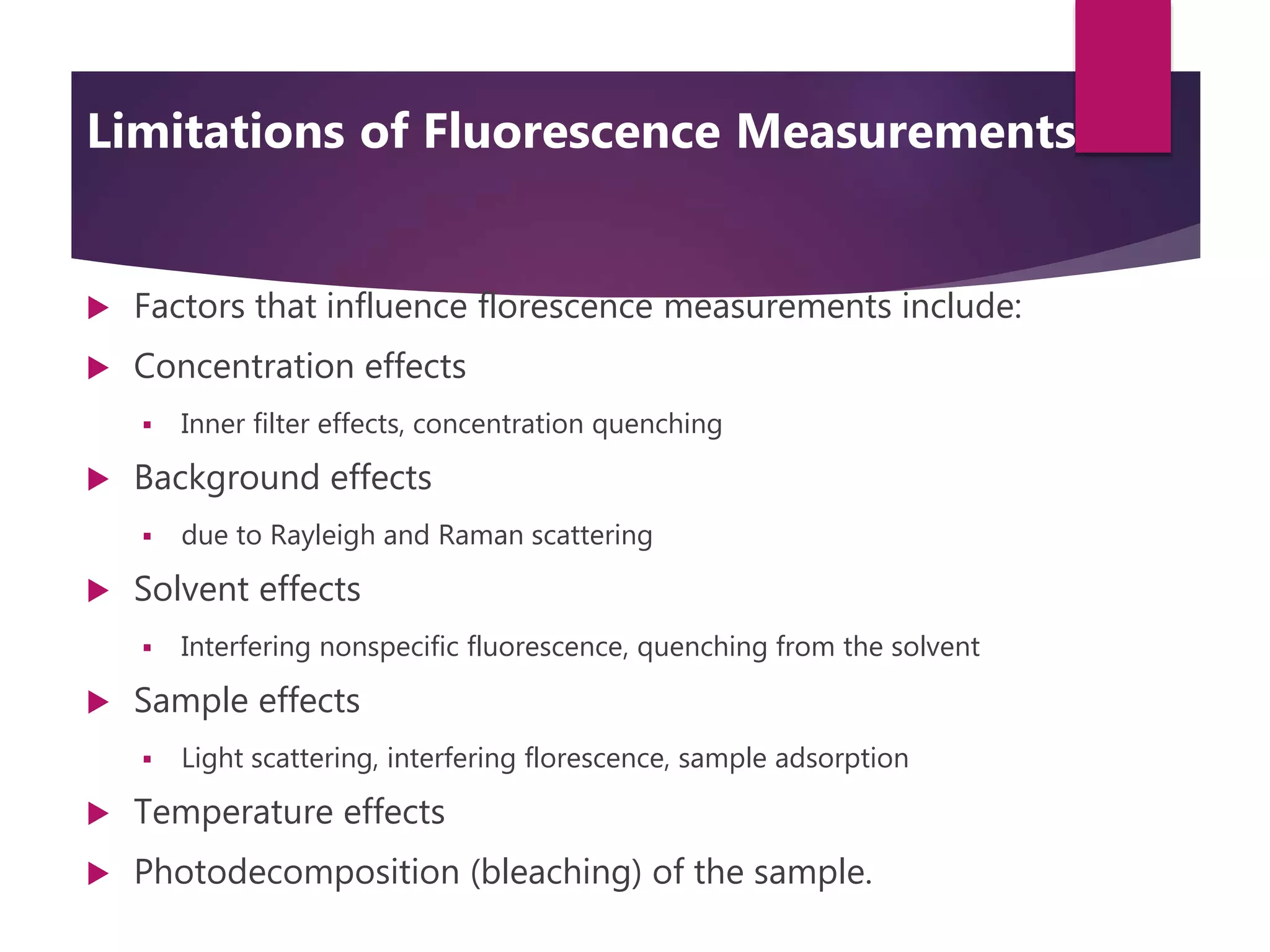 Fluorescence spectrometry | PPTX