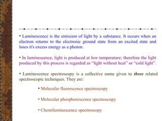 fluorescence spectroscopy_Fluorimetry Analysis | PPT