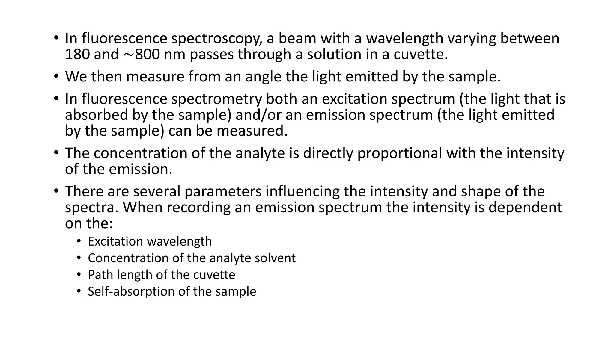 Fluorescence Spectroscopy | PPTX