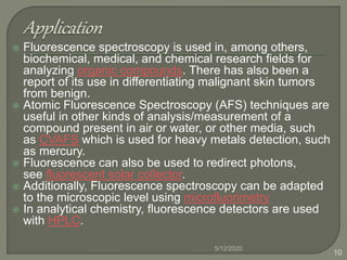 Fluorescences spectroscopy by kk sahu | PPTX