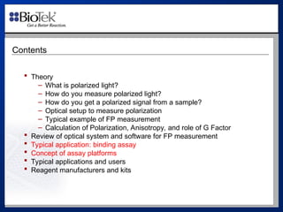 Reading fluorescence with a microplate reader | PPT