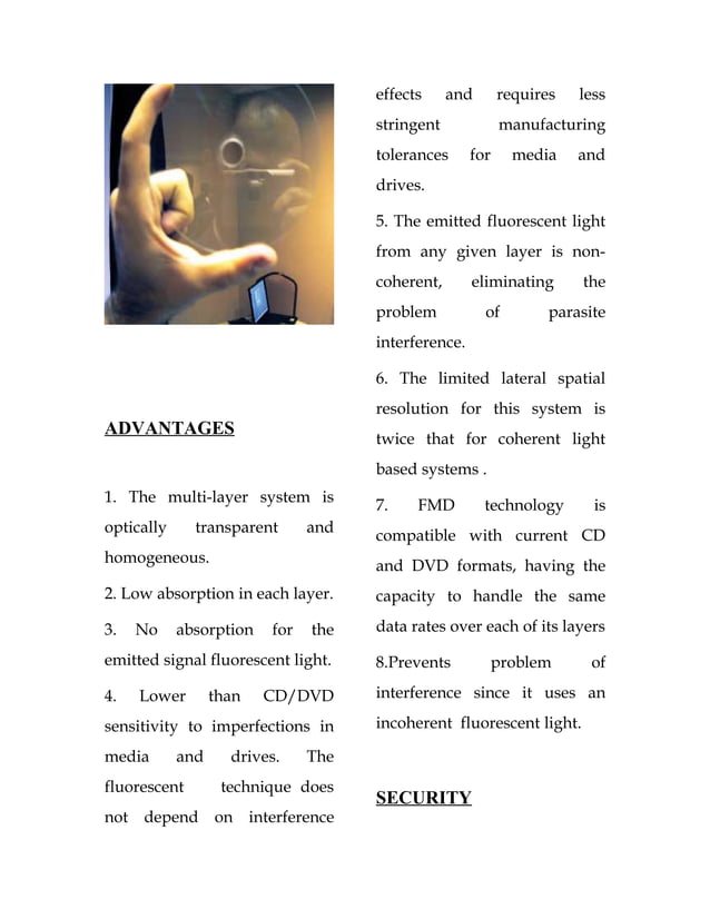 Fluorescent multilayer-disk-seminar-report | DOC
