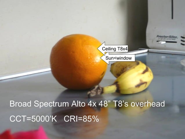 Fluorescent light effects compare to natural sun | PPT