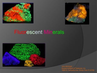 Fluorescent Minerals | PPTX