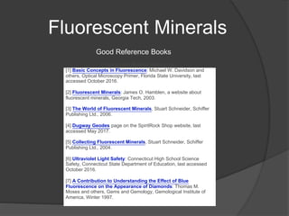 Fluorescent Minerals | PPTX