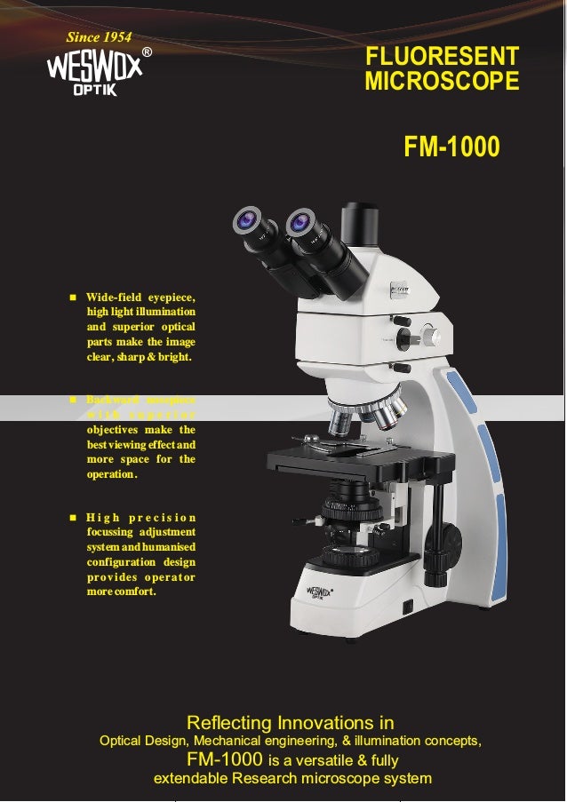 Fluoresent microscope 2 fm 1000 new final | PDF
