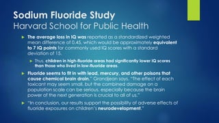Fluoridation vs Public Health in Washington | PPT
