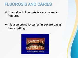 Fluoride: Human health and Caries prevention | PPTX