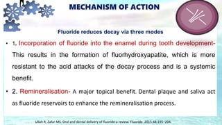 Topical Fluorides in dentistry | PPTX