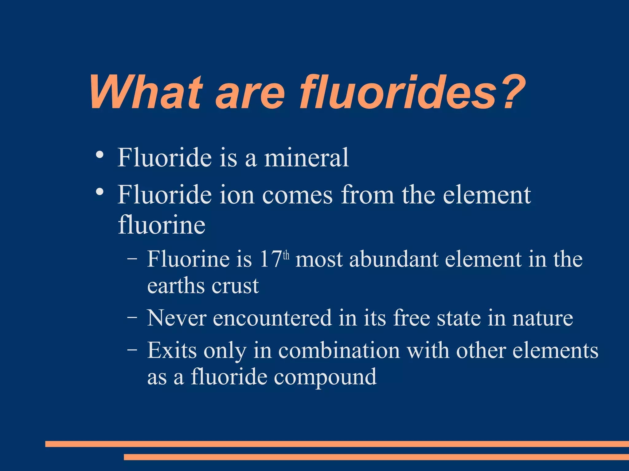 Fluoride | PPT