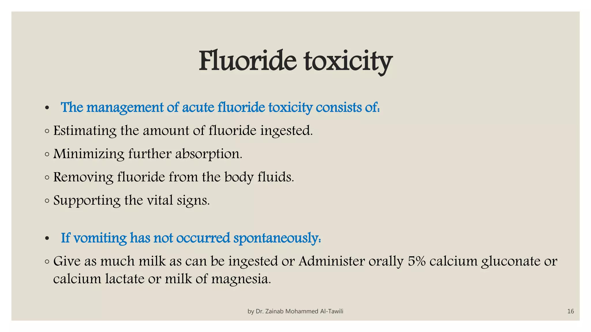 Fluoride and dental health | PPTX