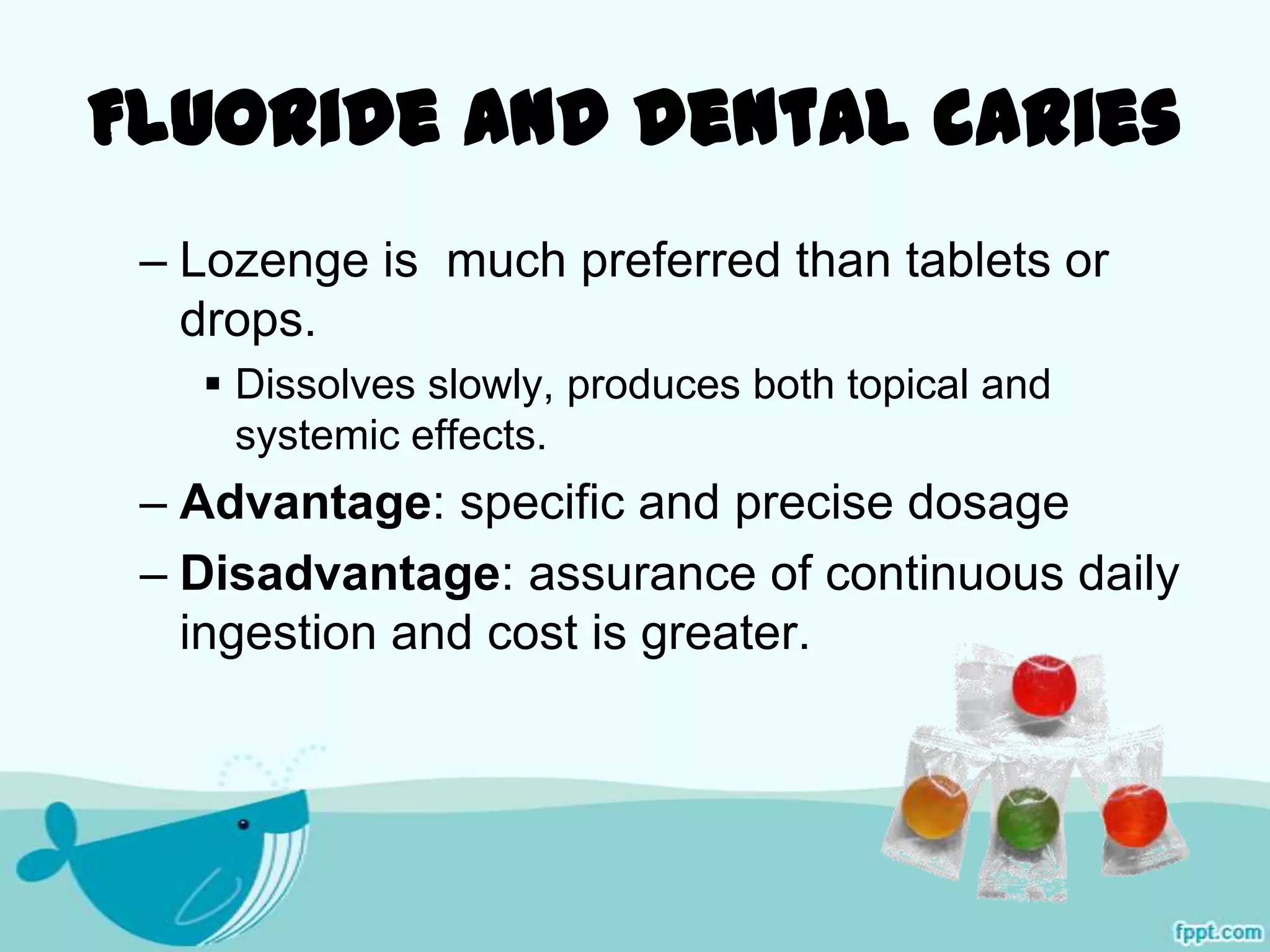 Fluoride and their role in dental caries prevention | PPTX