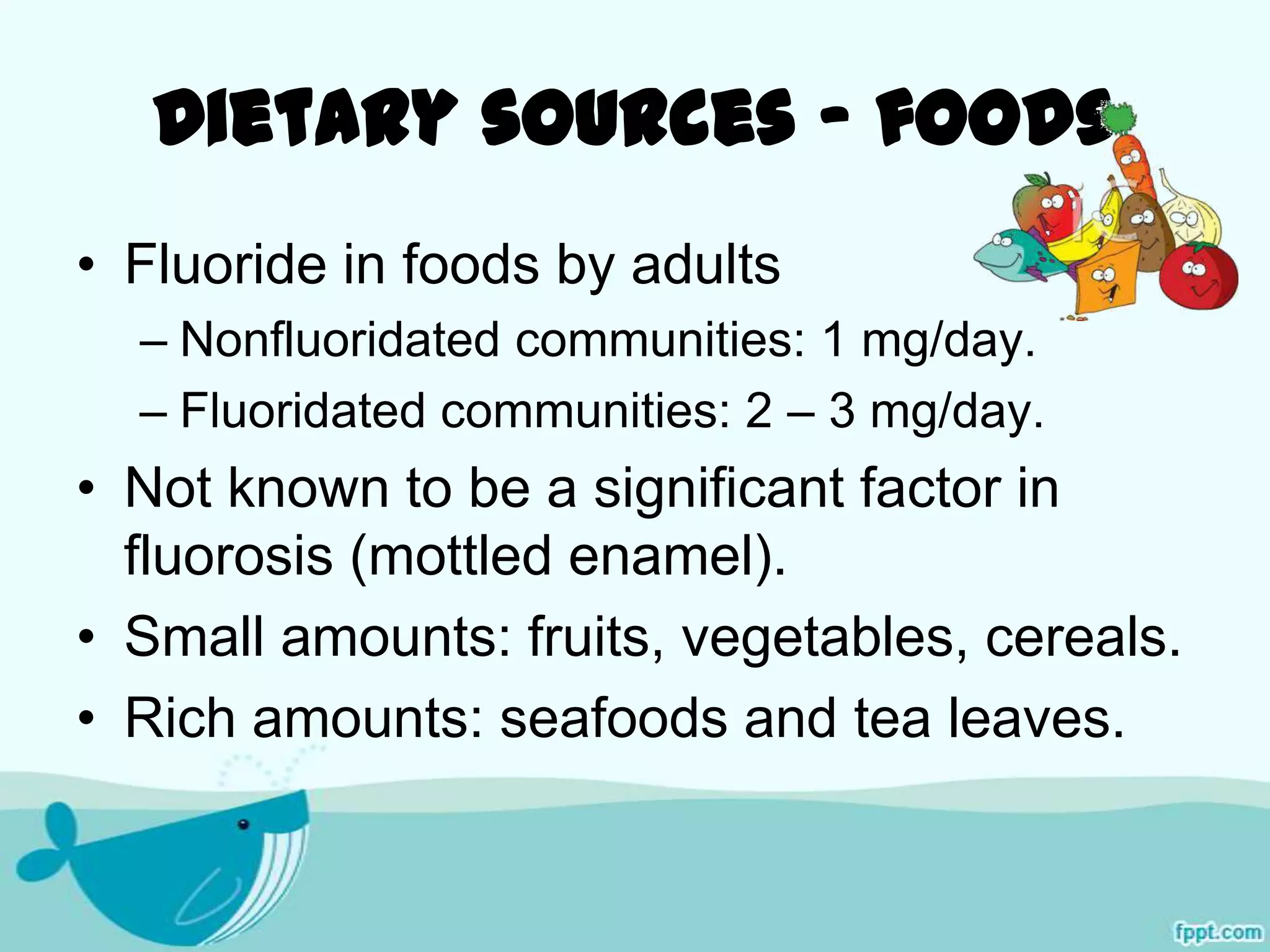 Fluoride and their role in dental caries prevention | PPTX