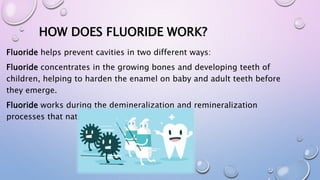Fluoride in saliva | PPTX