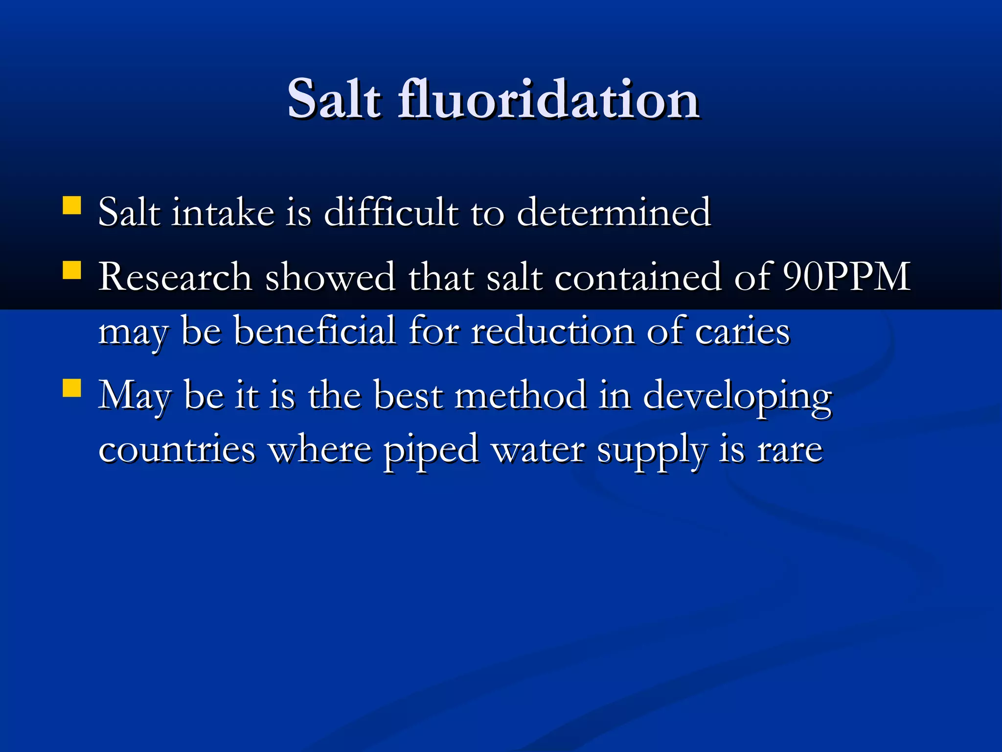 Fluoride lecture | PPT