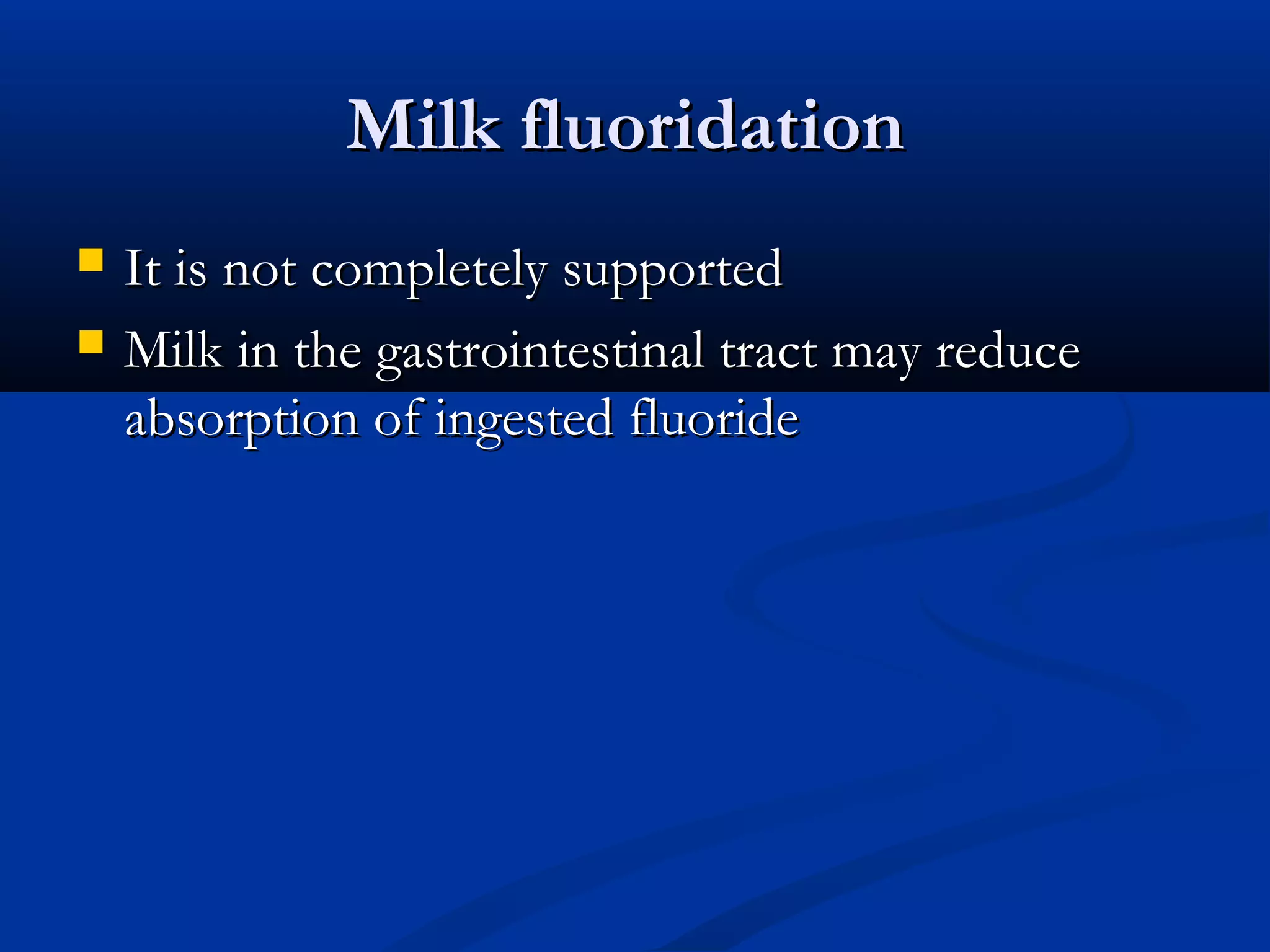 Fluoride lecture | PPT