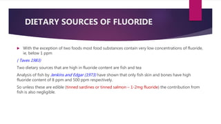 Fluoride metabolism | PPTX