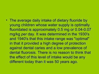 fluoride metabolism.ppt fluoride metabolism | PPT
