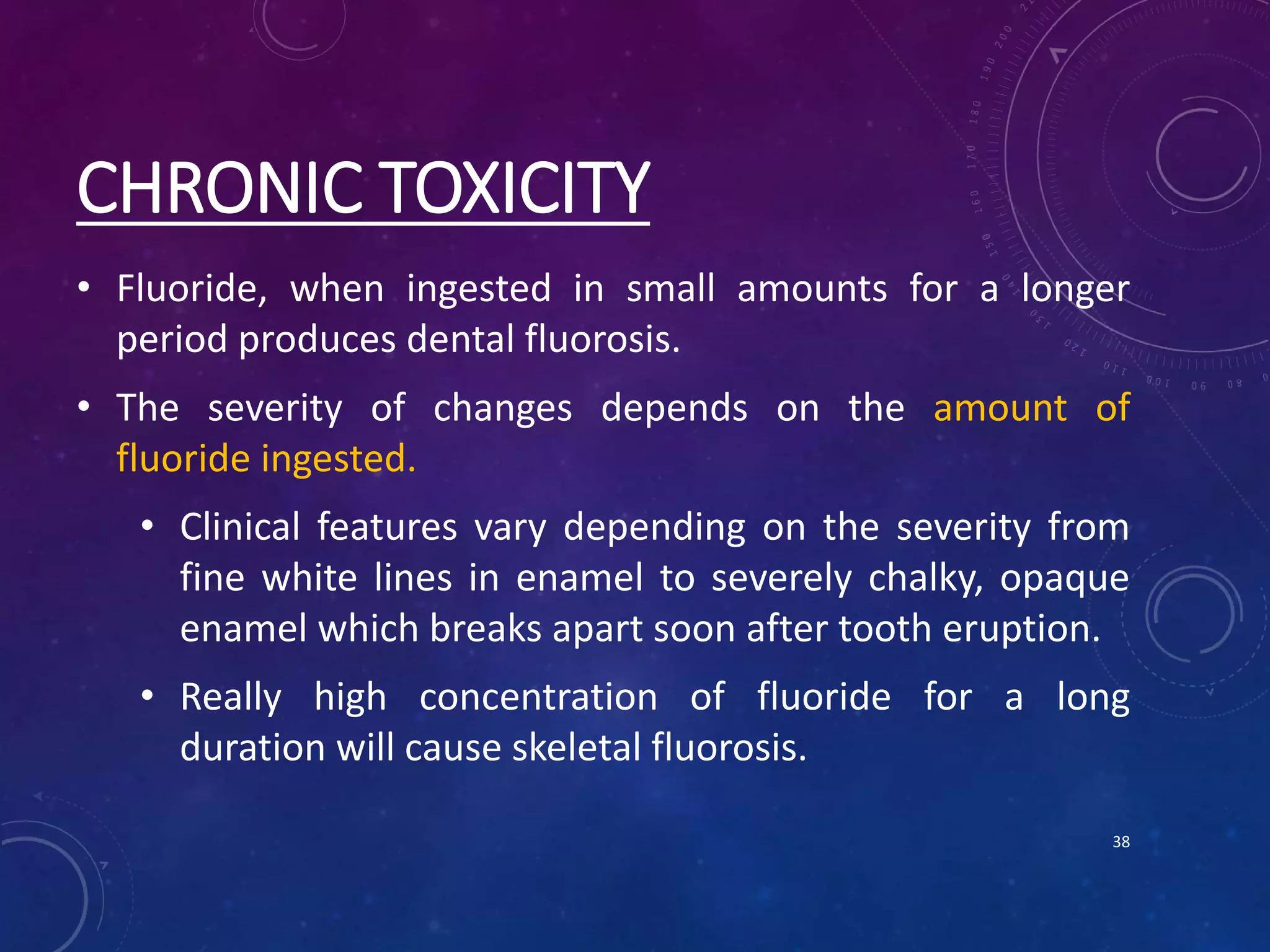 Fluoride metabolism and toxixity | PPTX