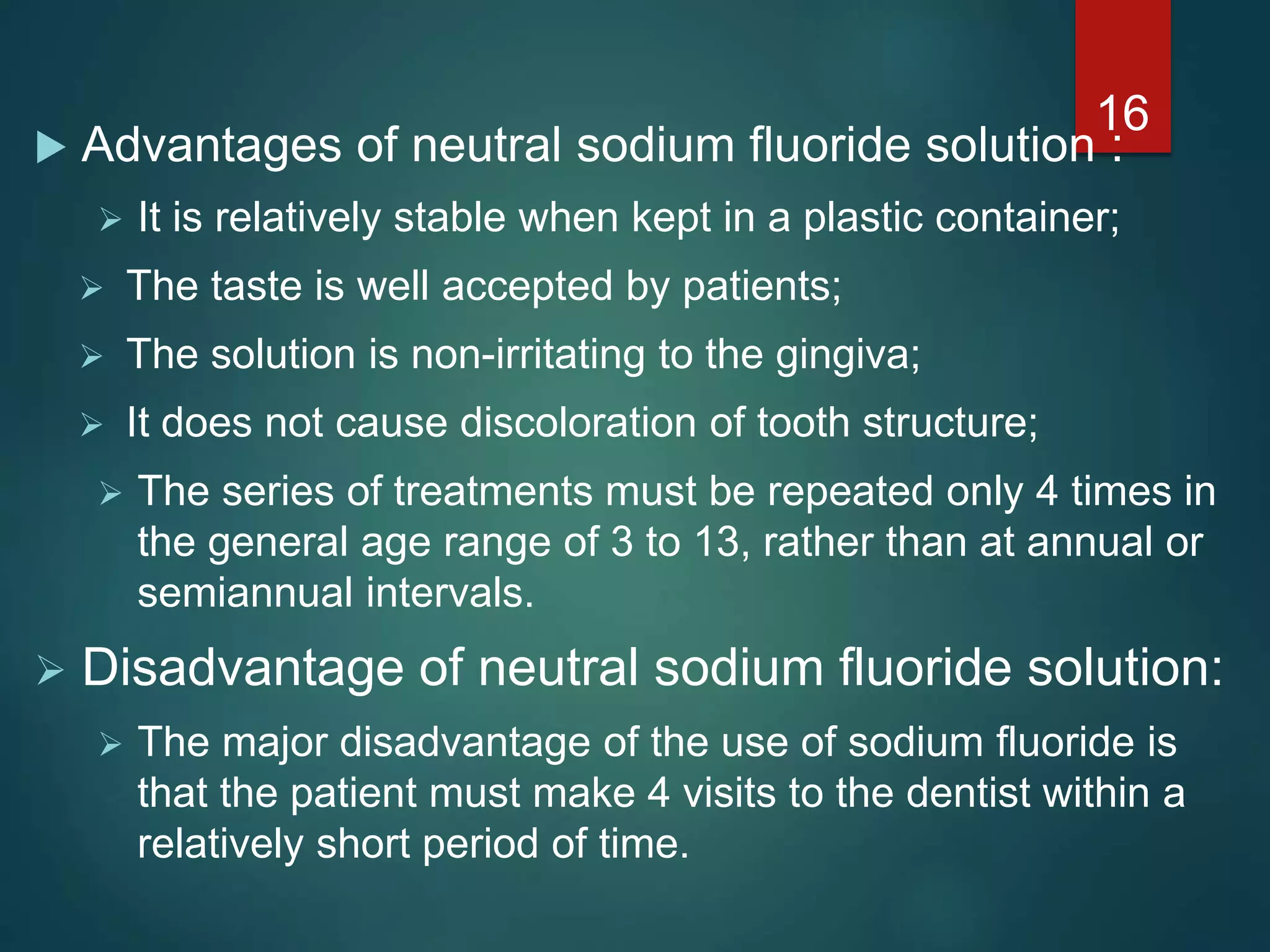 Fluorides | PPTX